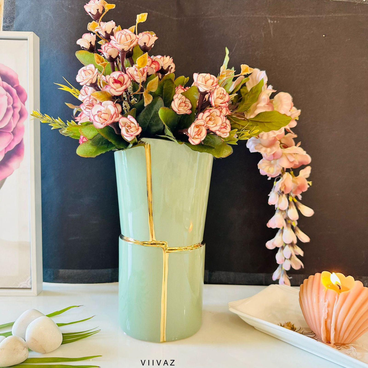 Serenity Symphony Ceramic Vase – VIIVAZ