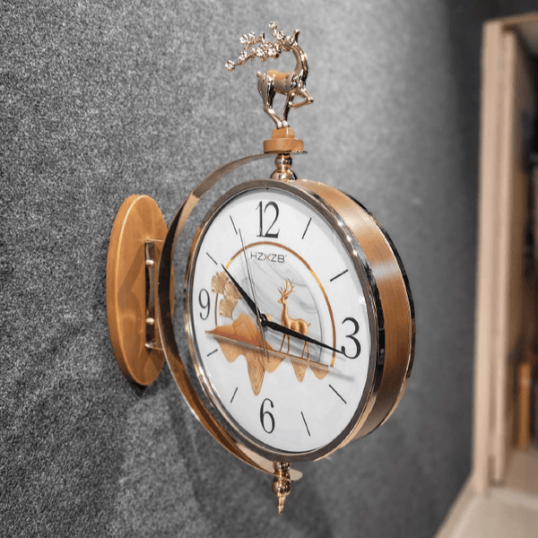 WALL HANGING DUAL FACE CLOCK STYLE 10 – VIIVAZ