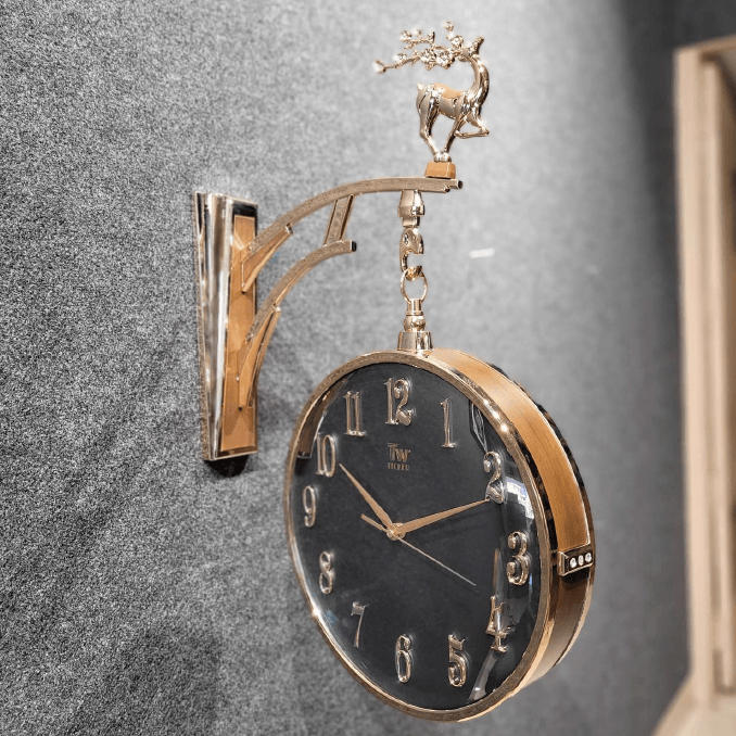 WALL HANGING DUAL FACE CLOCK STYLE 1 – VIIVAZ