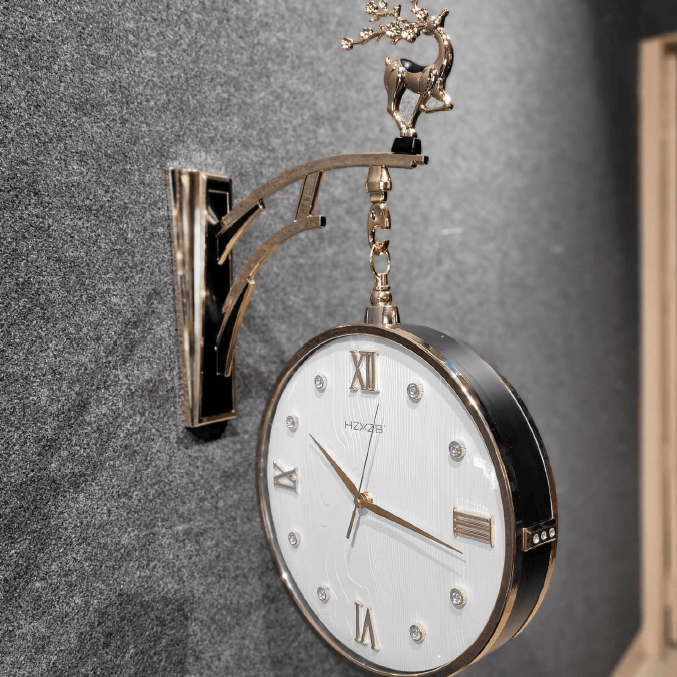 WALL HANGING DUAL FACE CLOCK STYLE 3 – VIIVAZ