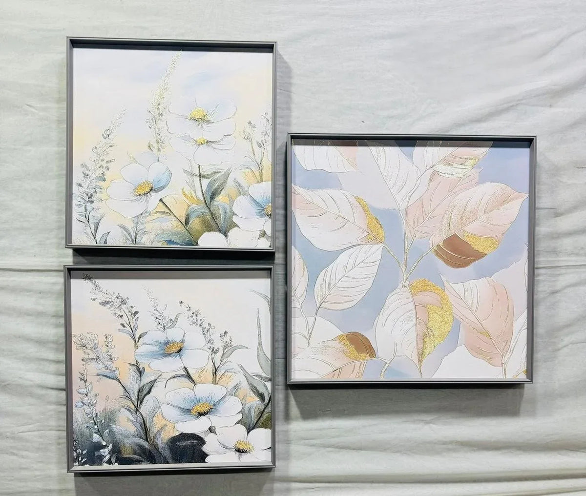 Modern Leather Ambrose Painting Set of 3 - Style 27 – VIIVAZ