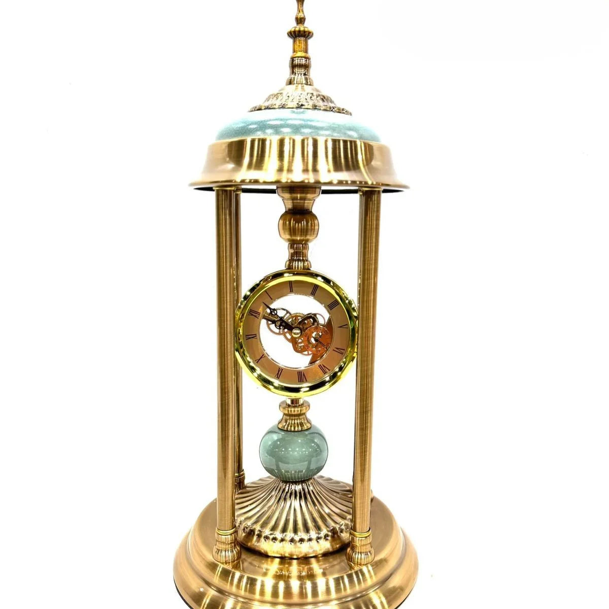 Turquoise Crown Royal Table Clock – VIIVAZ